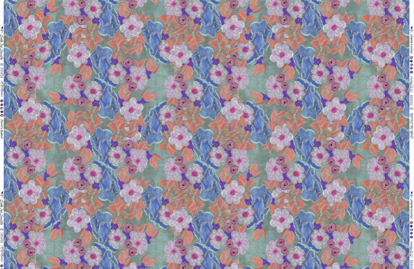 Belle Isle Bramble Bull Denim - Brittany Blue – KK Harris Design