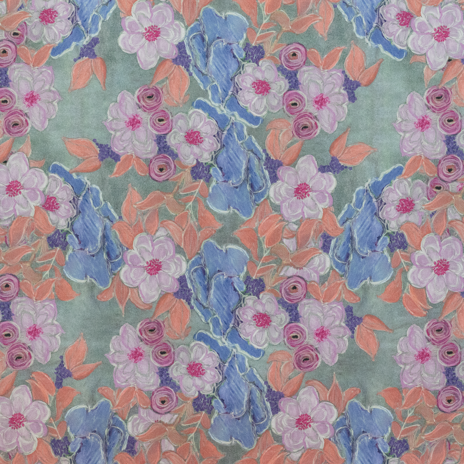 Belle Isle Bramble Bull Denim - Brittany Blue – KK Harris Design