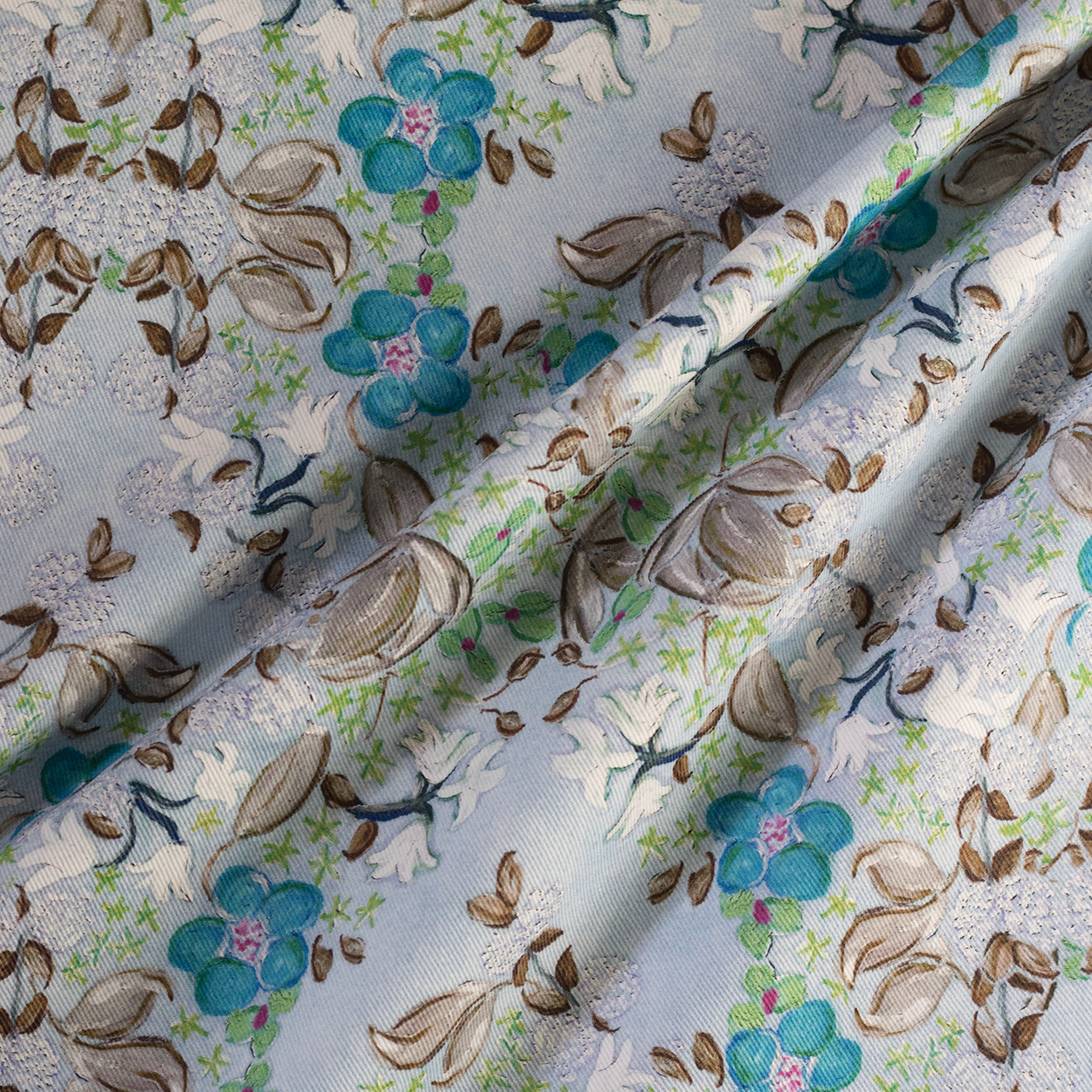 Bloomsbury Bramble Bull Denim - Blue – KK Harris Design